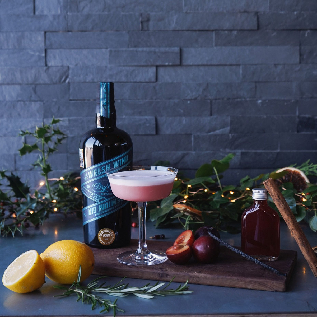 Plum Cinnamon Sour Cocktail – In The Welsh Wind